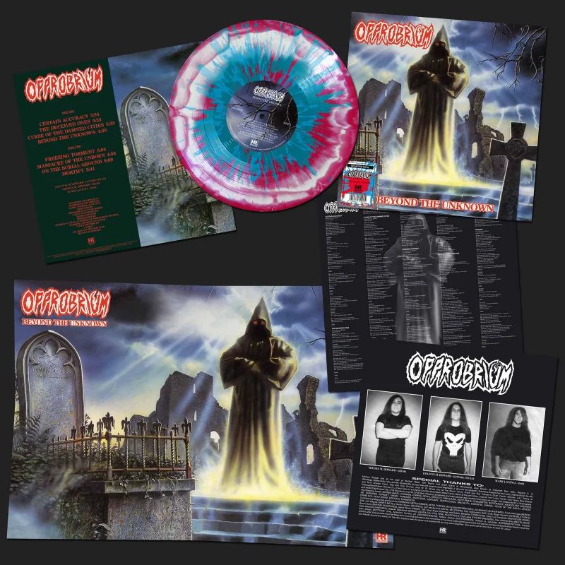 OPPROBRIUM - BEYOND THE UNKNOWN WHITE/ RED/ BLUE SPLATTER (LP) | Online ...
